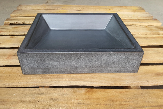 18" x 16" x 3.75" Ramp Vessel Sink – Stanley Artisan Concrete