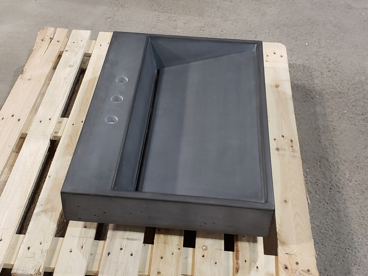 32" Ramp Sink with Extension – Stanley Artisan Concrete