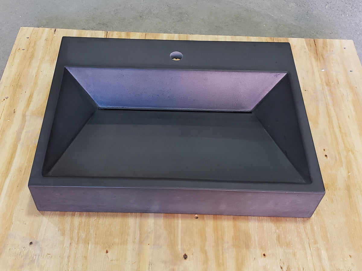 26" Ramp Sink with Extension – Stanley Artisan Concrete