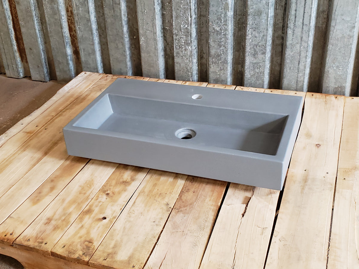 26" Shallow Skinny with Extension – Stanley Artisan Concrete