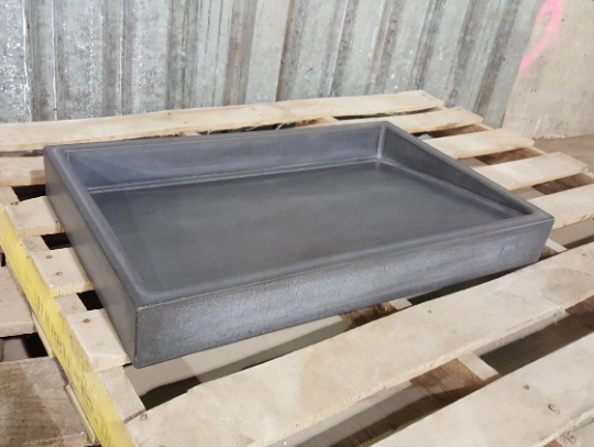 26" Shallow Ramp Vessel Sink – Stanley Artisan Concrete