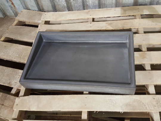 26" Shallow Ramp Vessel Sink – Stanley Artisan Concrete