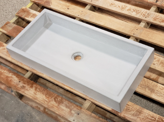 29" x 14" Shallow Vessel Sink – Stanley Artisan Concrete