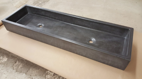 50.5" Dual Drain Vessel Sink – Stanley Artisan Concrete